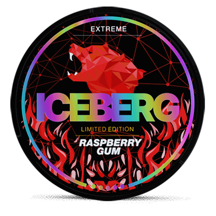 Iceberg Extreme Raspberry Gum | Nicopods UK – Nicopods UK Ltd