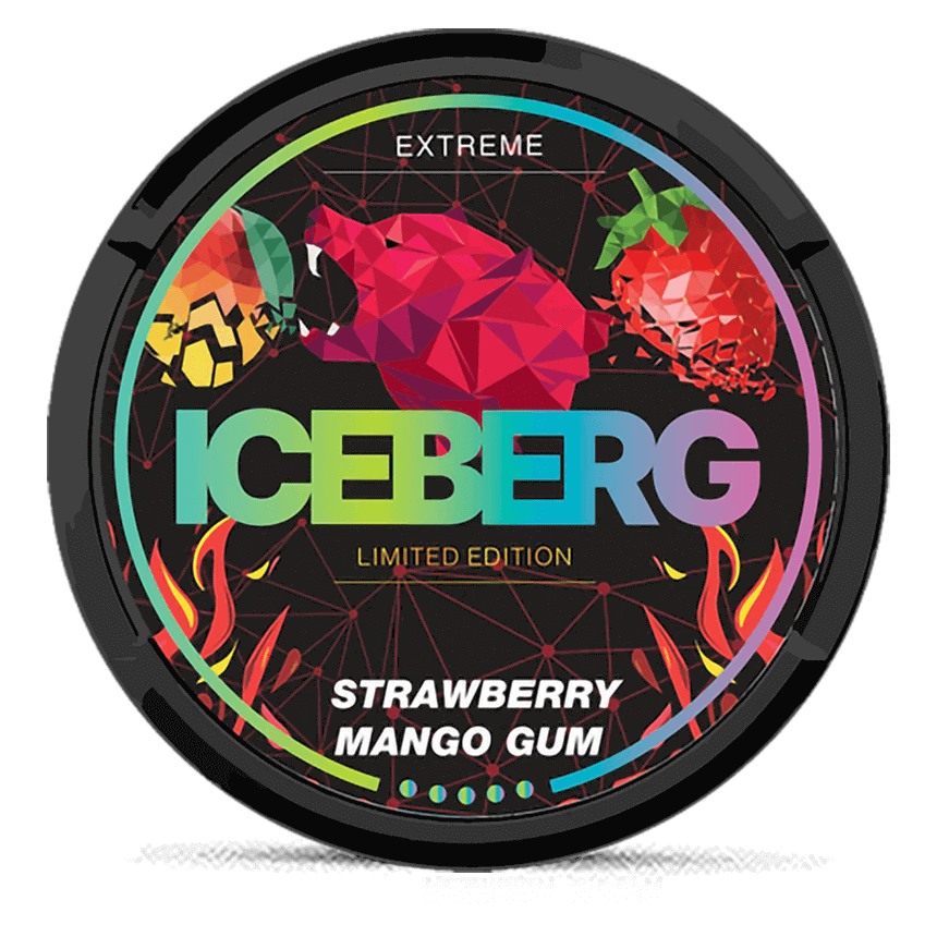 Iceberg Extreme Strawberry Mango Gum | Nicopods UK – Nicopods UK Ltd